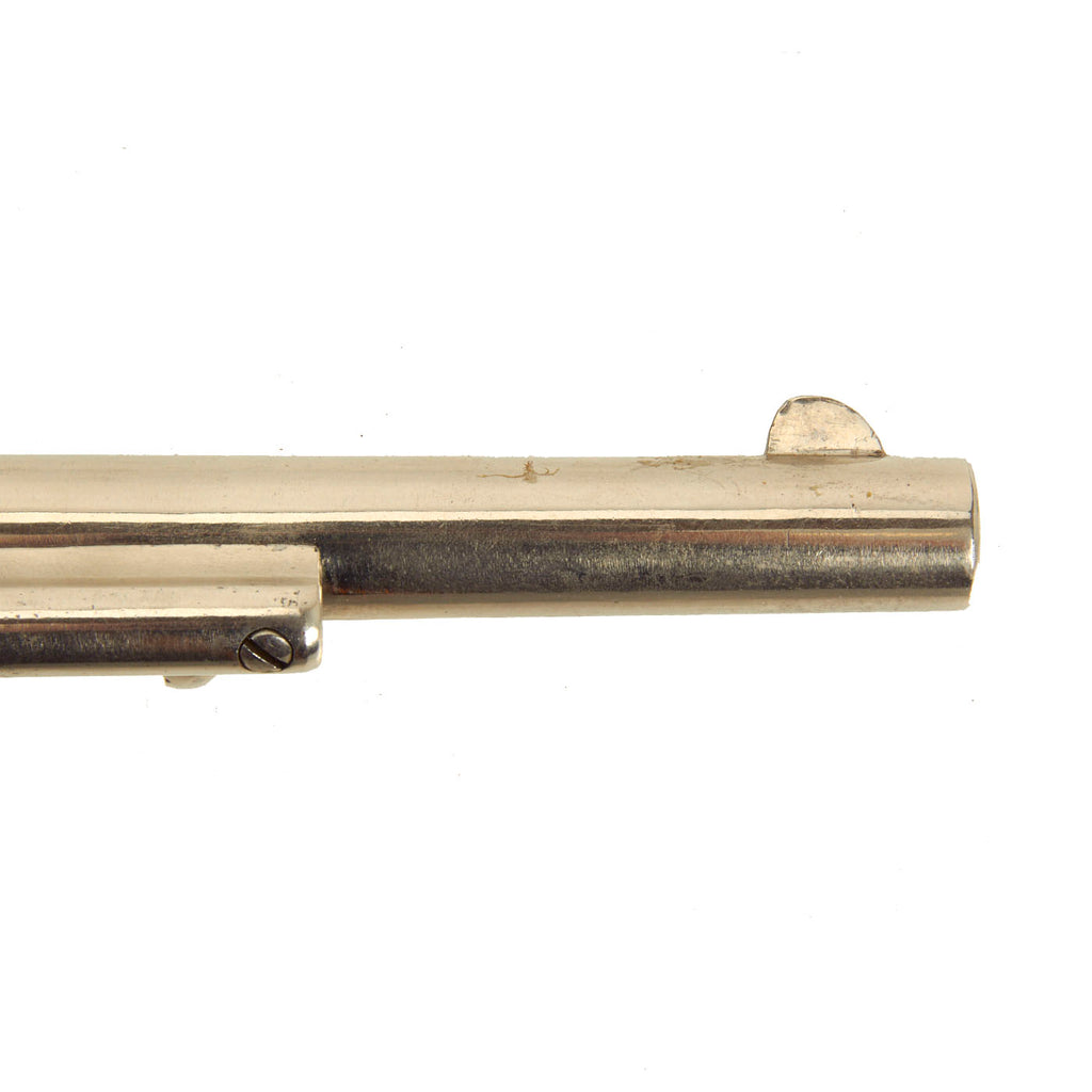 Original U.S. Colt Nickel Plated M1878 Frontier Six Shooter .44-40 7.5 ...