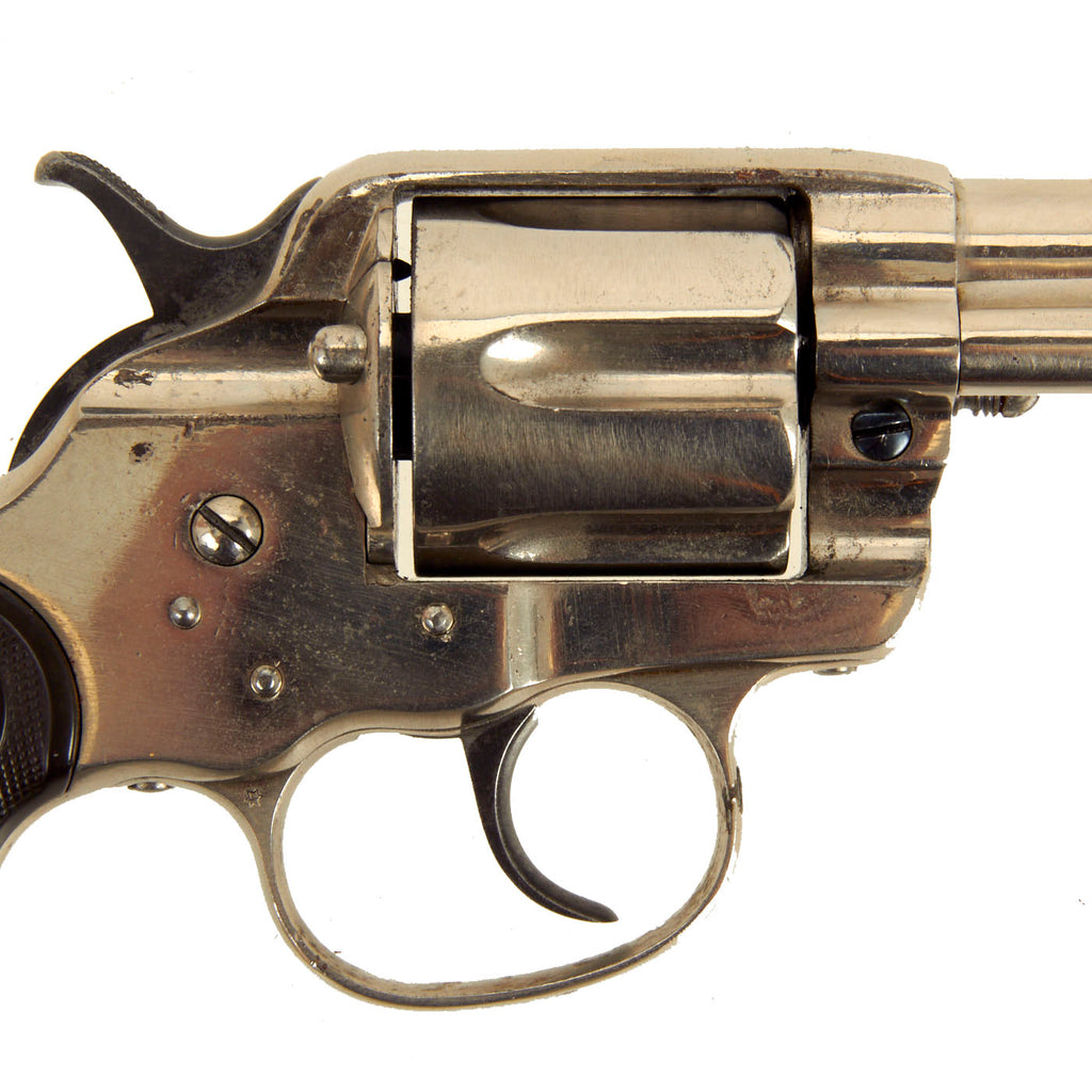 Original U.S. Colt Nickel Plated M1878 Frontier Six Shooter .44-40 7.5 ...