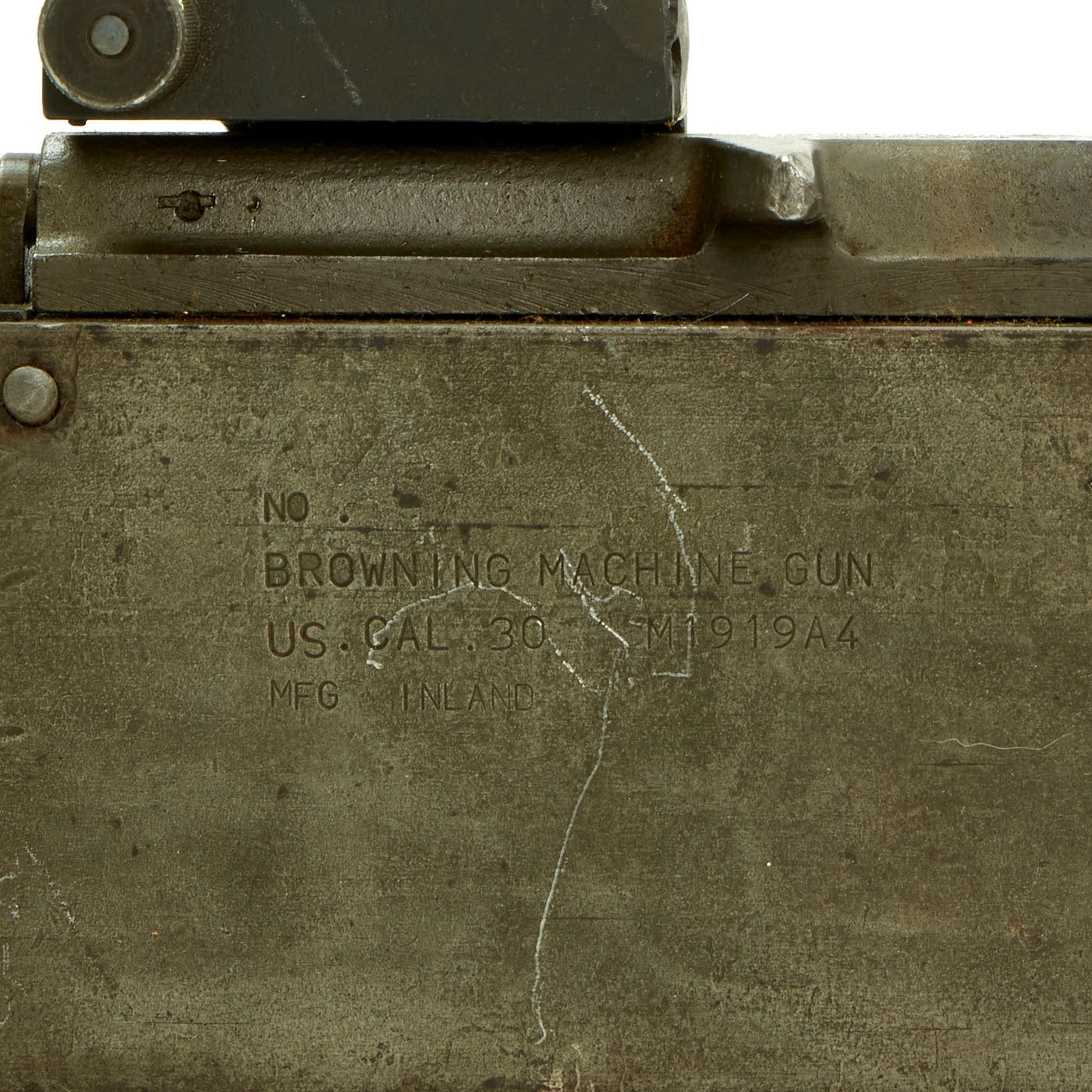 Original U.S. WWII Type Browning 1919A6 Display Machine Gun ...