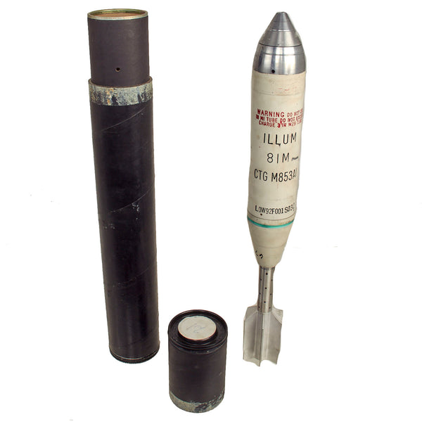 Original U.S. Gulf War Era INERT M853A1 81mm Illumination Mortar Round ...