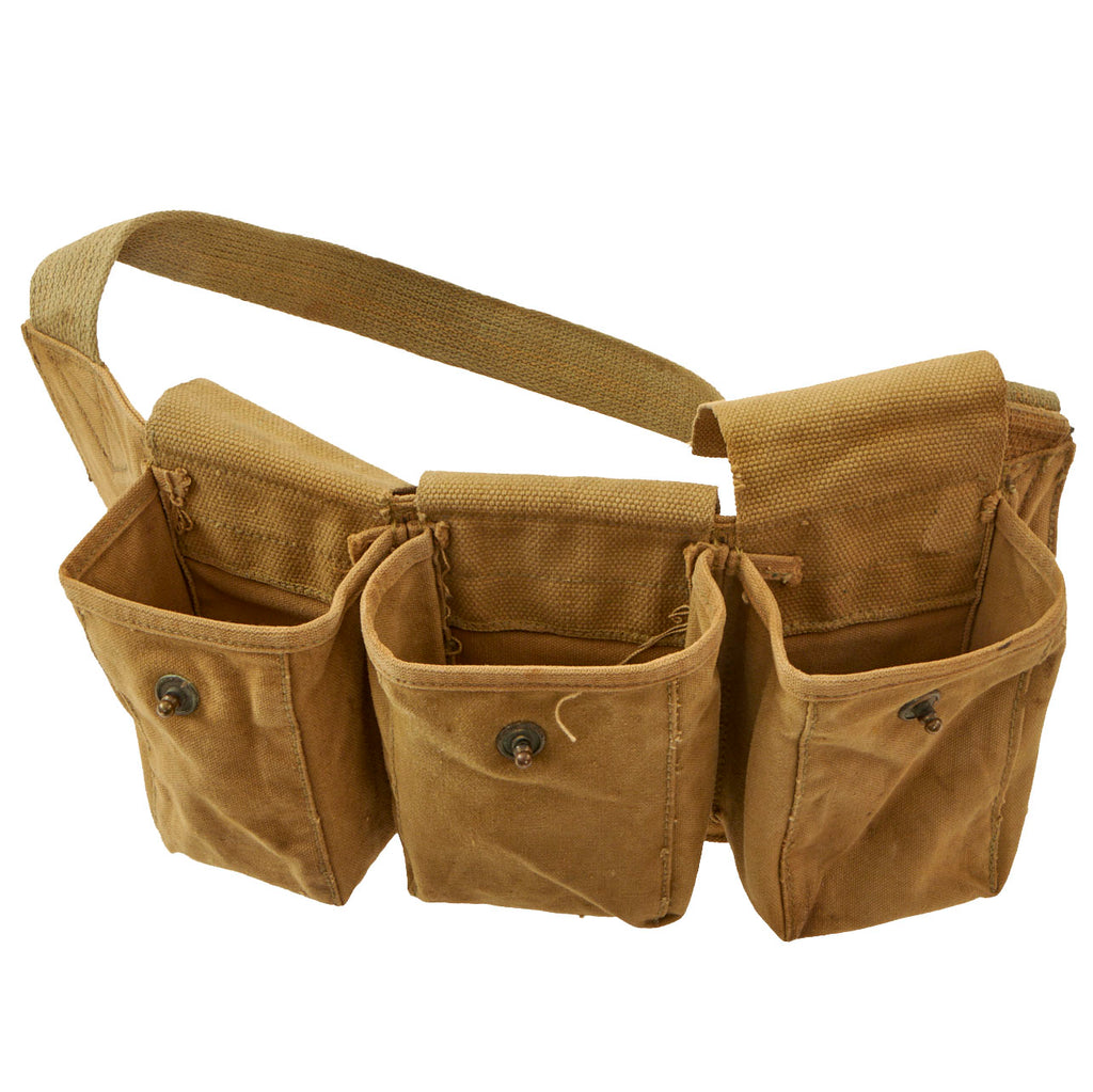 Original U.S. WWI Browning 1918A2 BAR Magazine Bandoleer with Four Mag ...