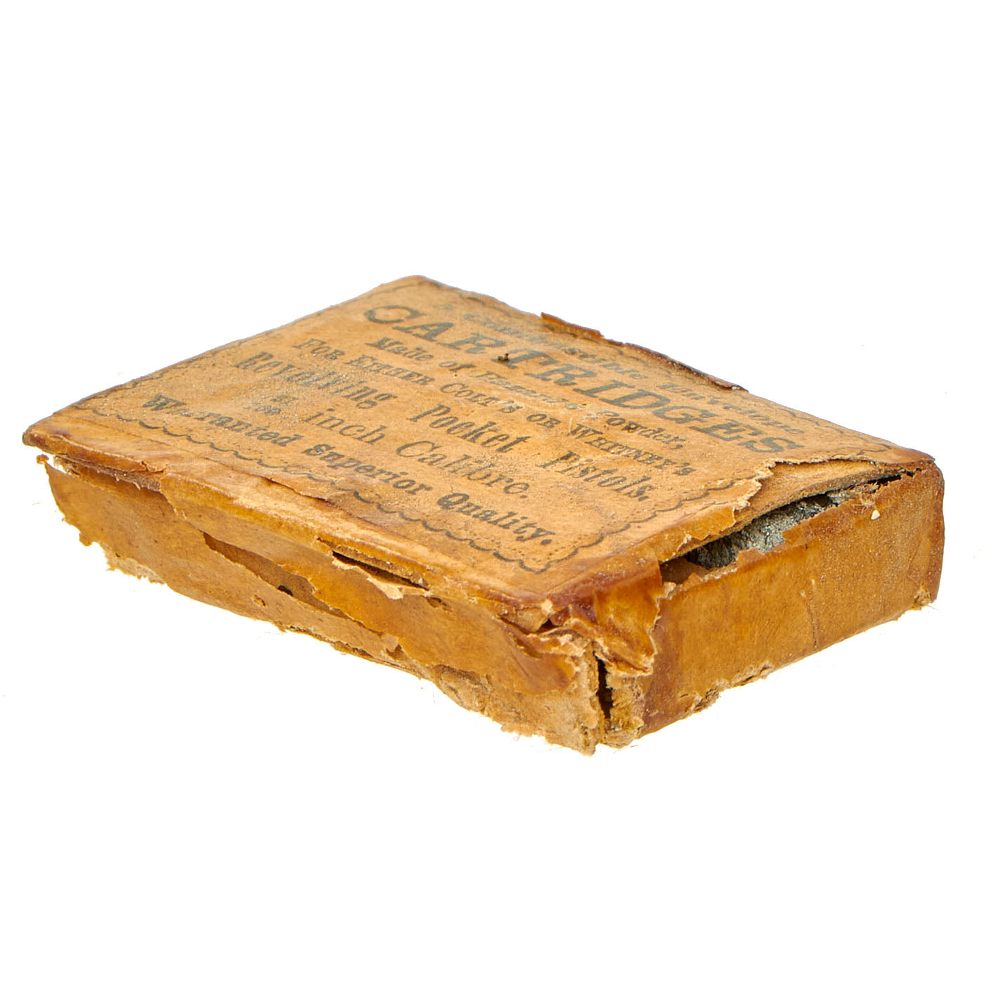 Original U.S. Civil War Set of Five .31cal Percussion Cartridges in Op ...