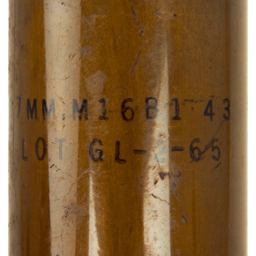 Original U.S. Vietnam War 1965 Dated Inert 37mm Anti-Tank Round For Th ...