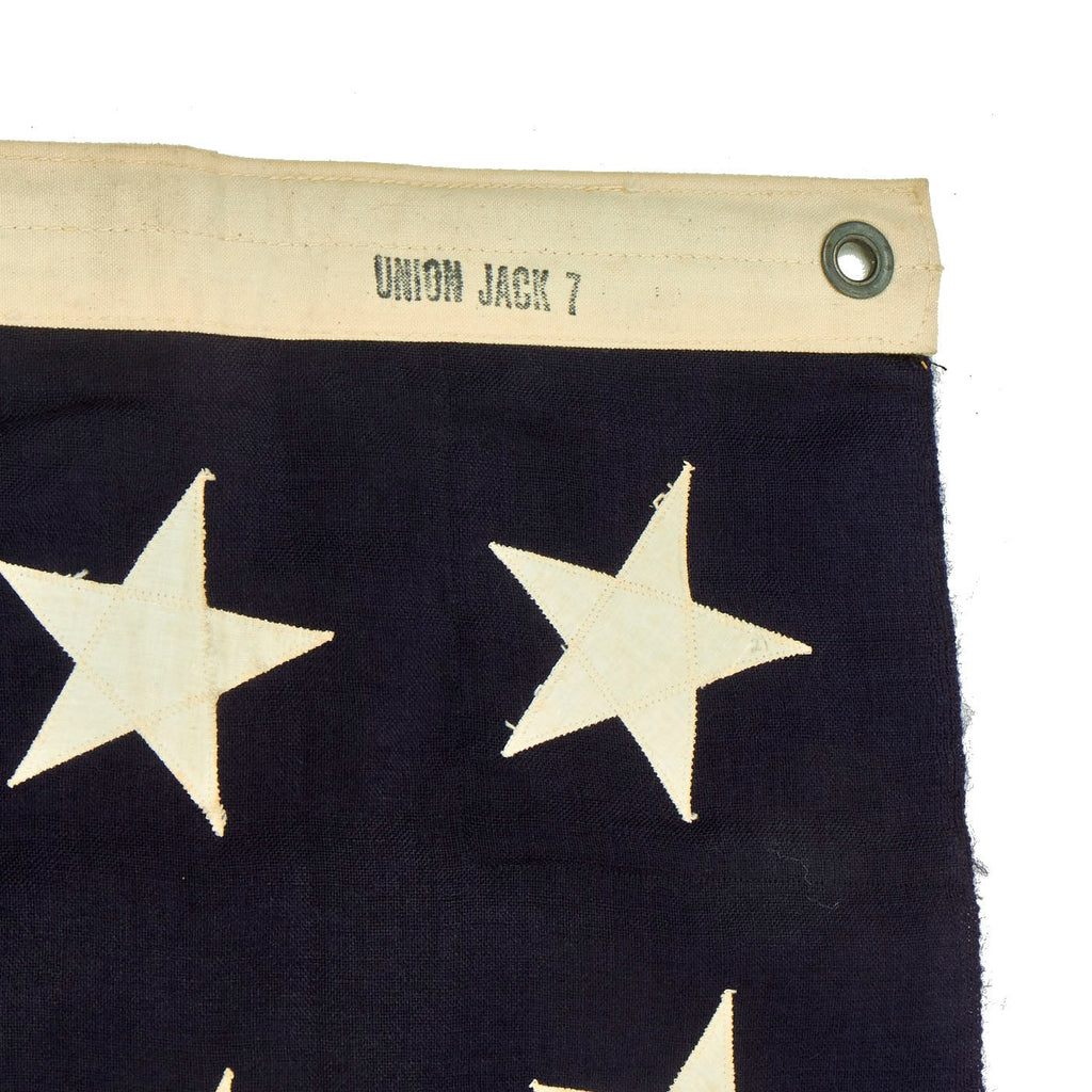Original U.S. WWII Jack of the United States 48” x 32 ½” Naval Ensign ...