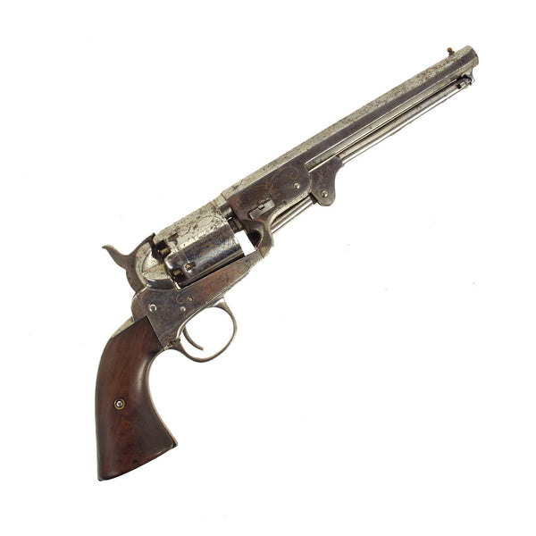 Original 19th Century Belgian .36cal Colt Brevete Model 1851 Navy Engr ...