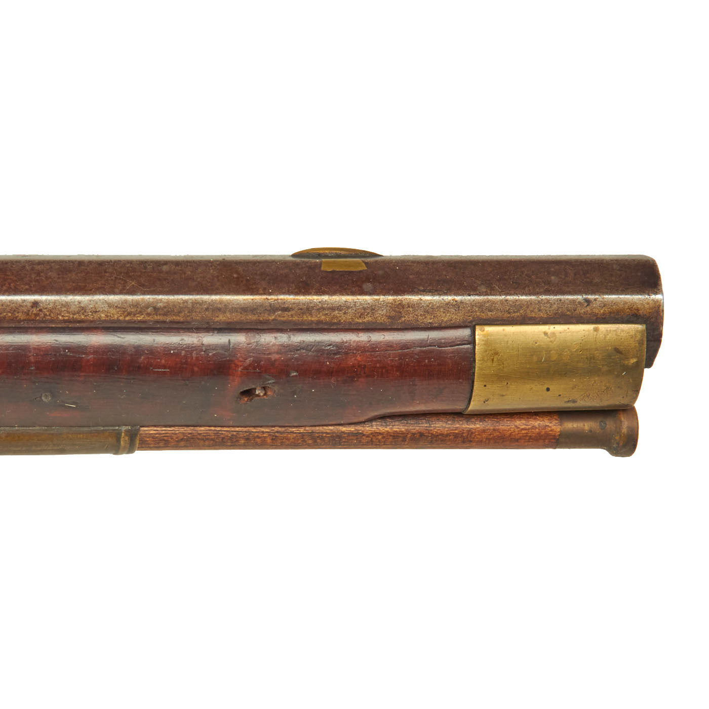 Original U.S. Pennsylvania Flintlock Long Rifle Converted to Percussio ...