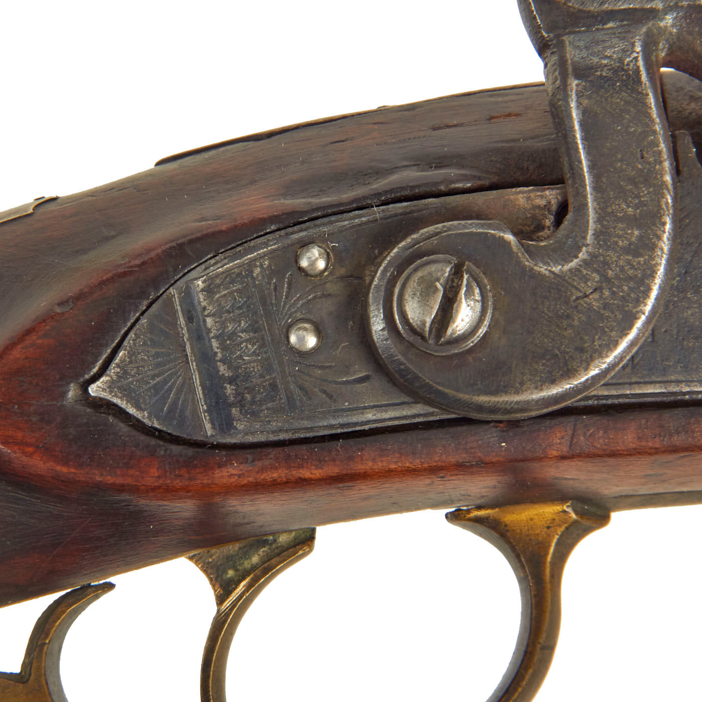 Original U.S. Pennsylvania Flintlock Long Rifle Converted to Percussio ...
