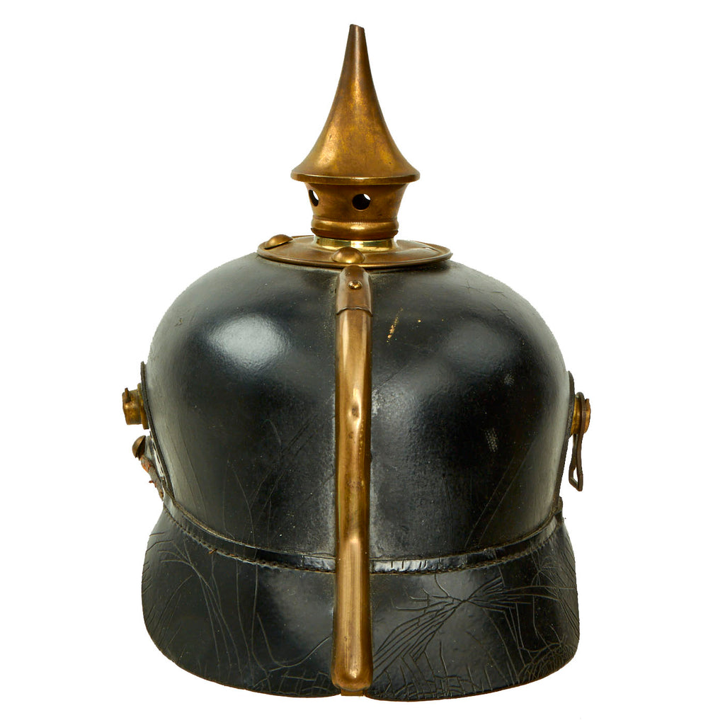 Original German WWI Bavarian Model 1896 Line Infantry Pickelhaube Helm ...