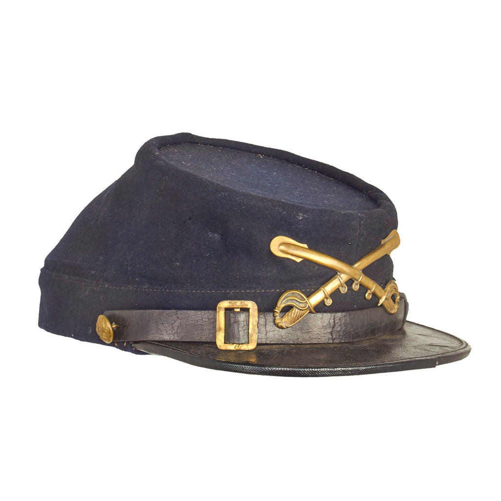 Original Early Indian Wars Model 1872 U.S. Army Issue Kepi with Civil ...
