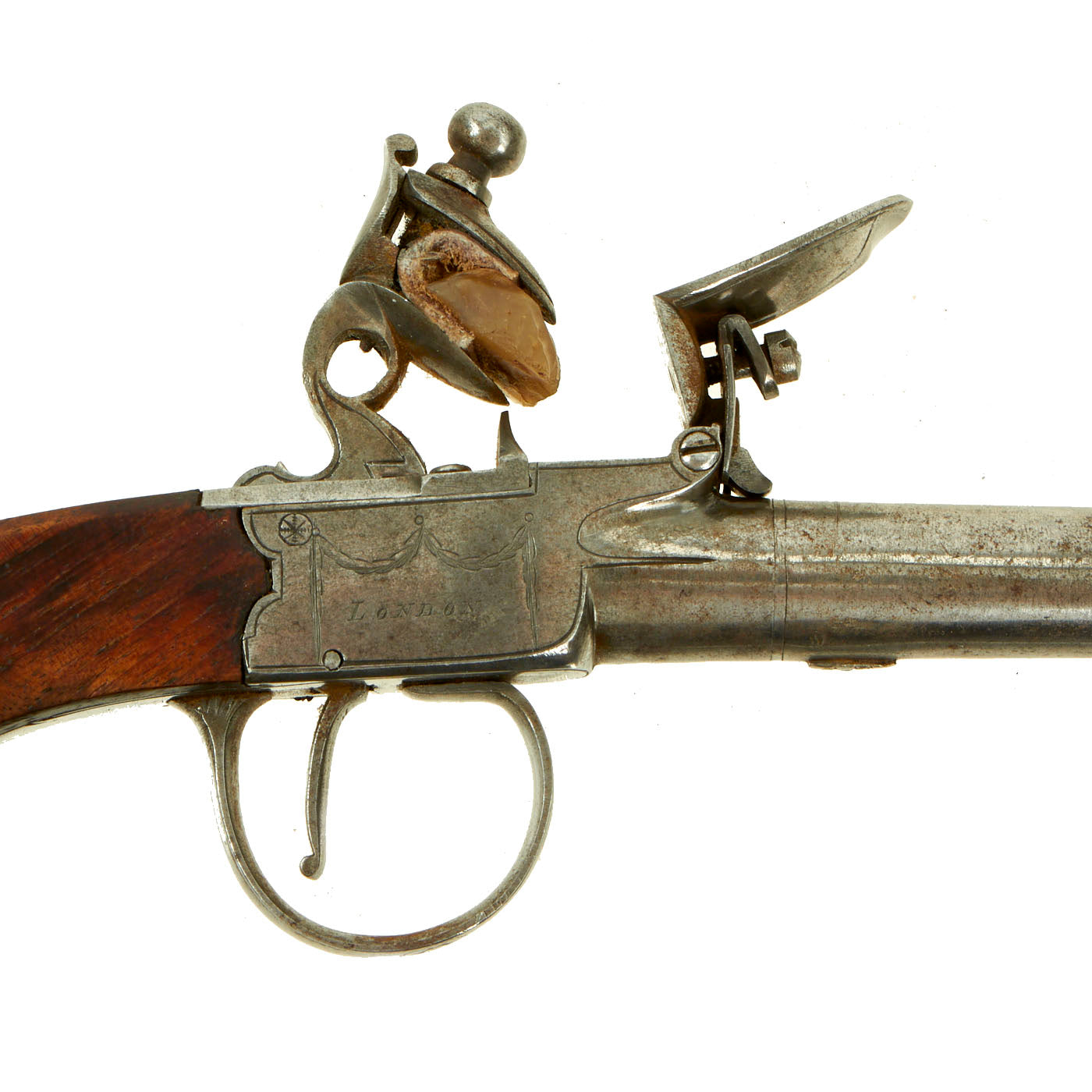 Original British Flintlock Pocket Pistol by Ketland & Co. of London wi ...