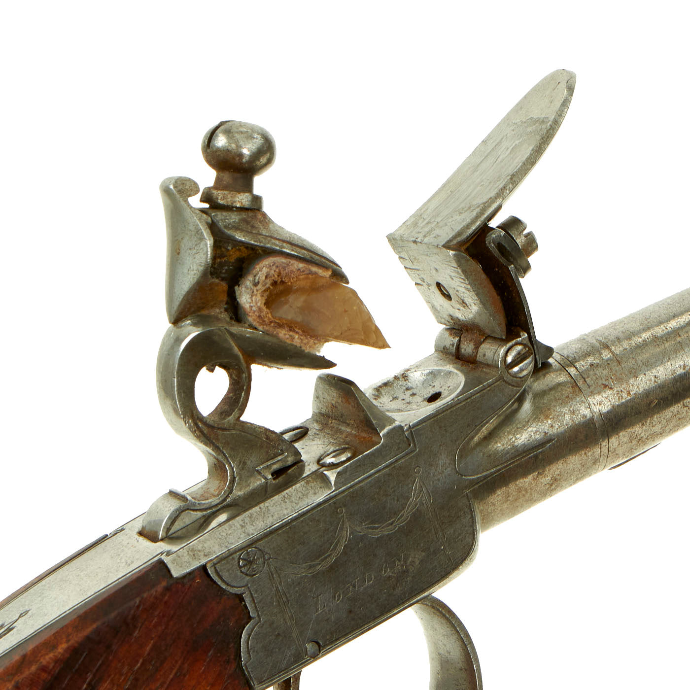 Original British Flintlock Pocket Pistol by Ketland & Co. of London wi ...