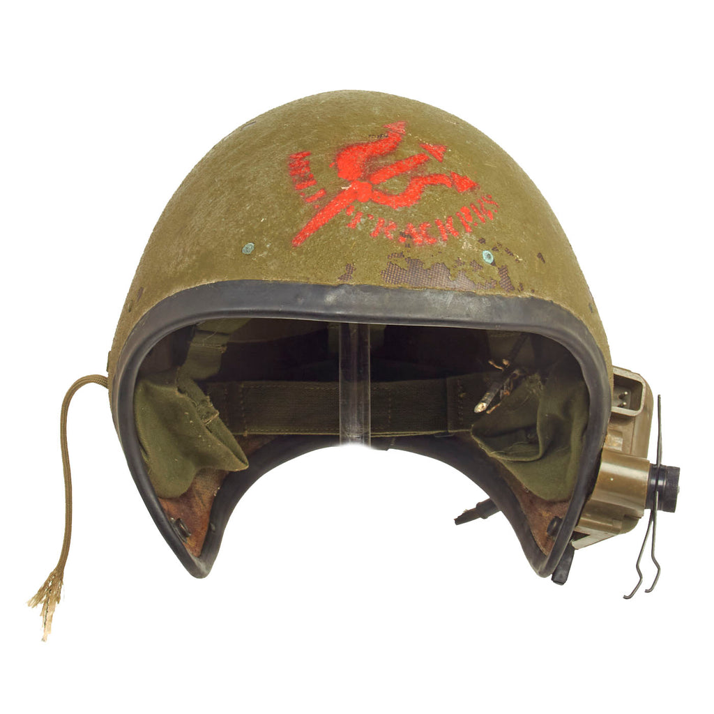Original U.S. Vietnam War Unit Painted CVC T56-6 Tanker Helmet- “Hell ...