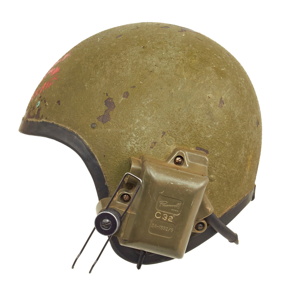 Original U.S. Vietnam War Unit Painted CVC T56-6 Tanker Helmet- “Hell ...