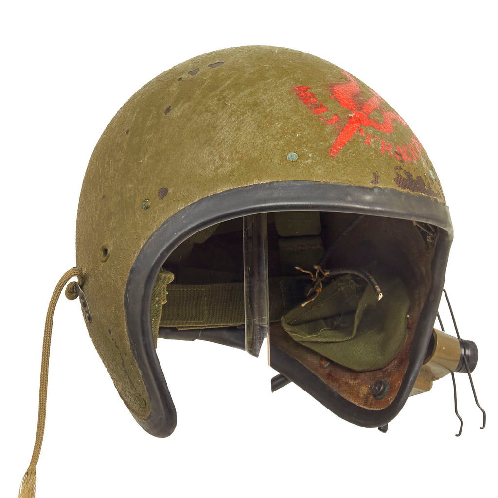Original U.S. Vietnam War Unit Painted CVC T56-6 Tanker Helmet- “Hell ...