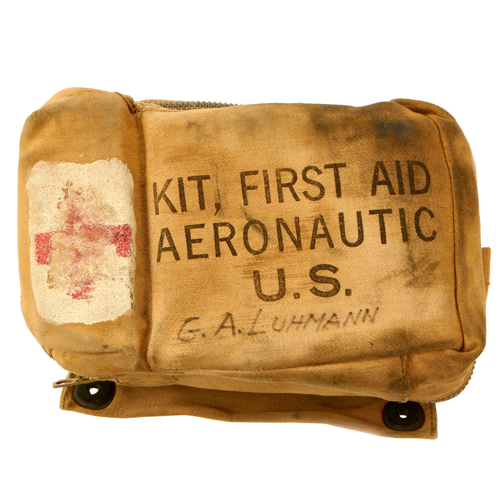 Original U.S. WWII Aeronautic First Aid Kit With Contents ...