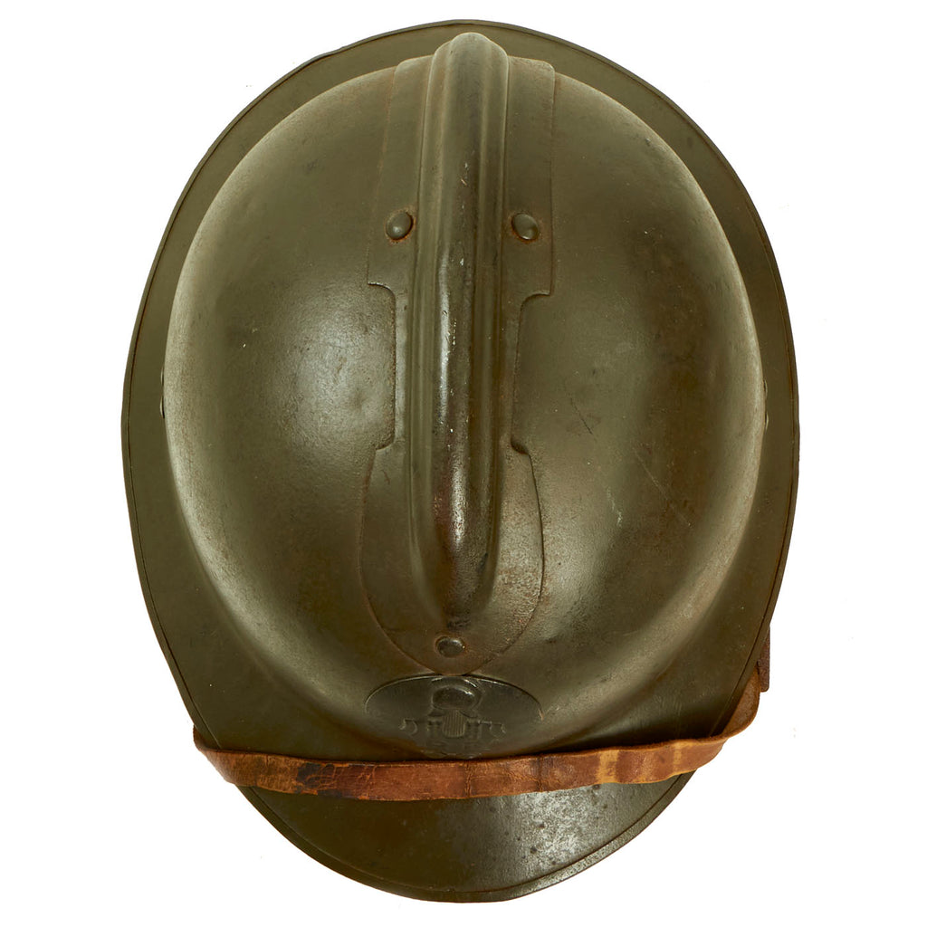 Original French WWII M26 Adrian Helmet for Engineer Troops ...