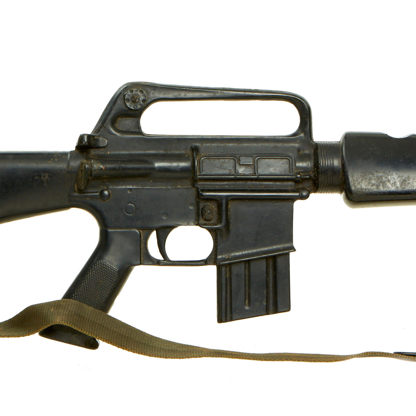 Original U.S. Colt M16A1 AR-15 Rubber Duck Molded Training Rifle marke ...