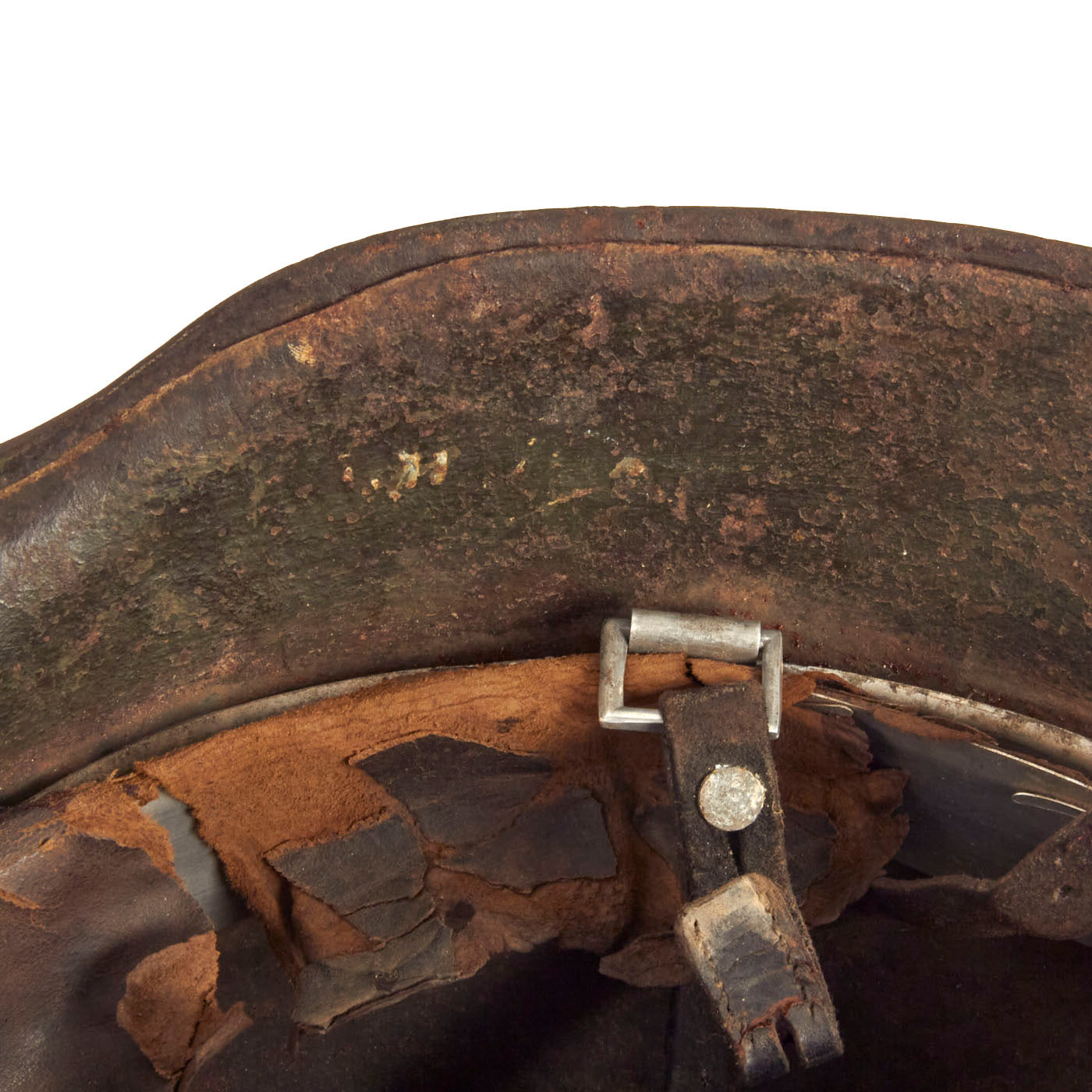 Original German WWII M18 Transitional Heer Army Double Decal Helmet wi ...