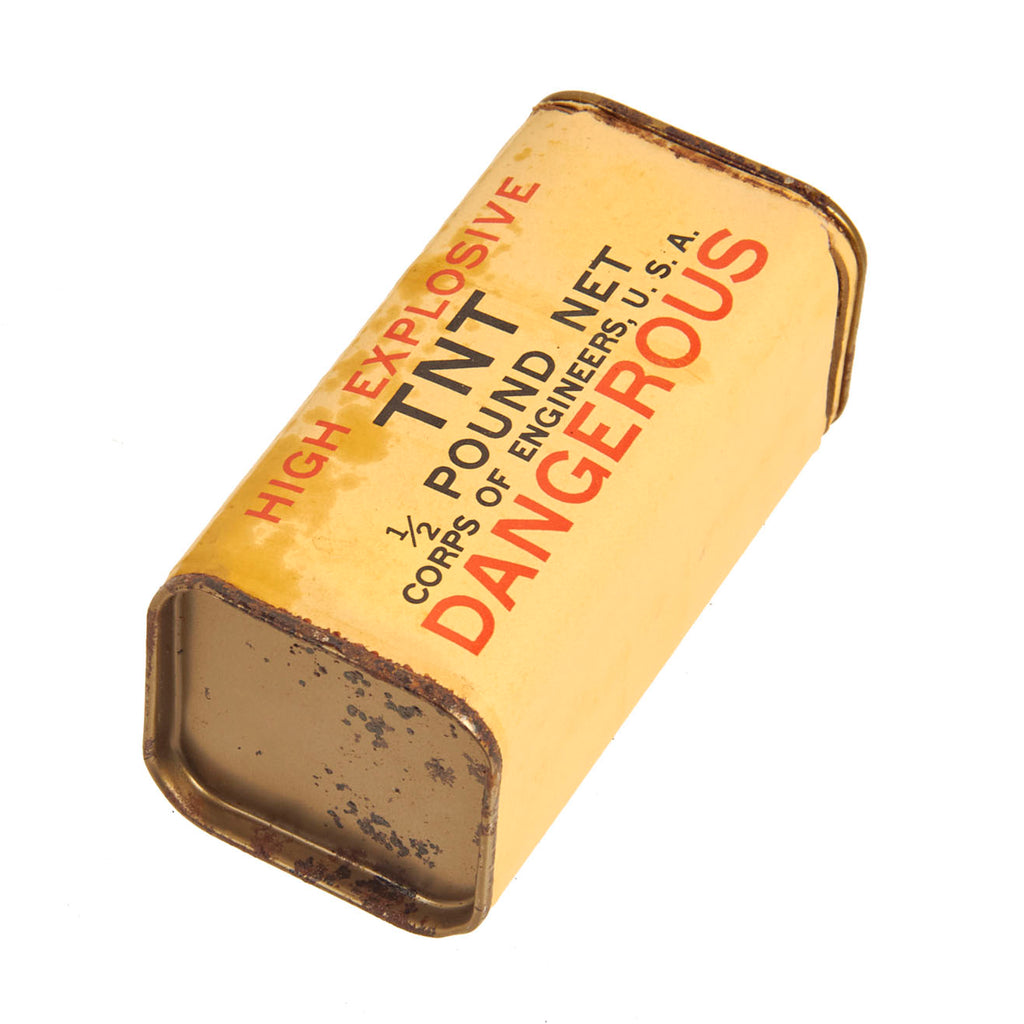 Original U.S. WWII Corps of Engineers High Explosive TNT 1/2 Pound Blo ...