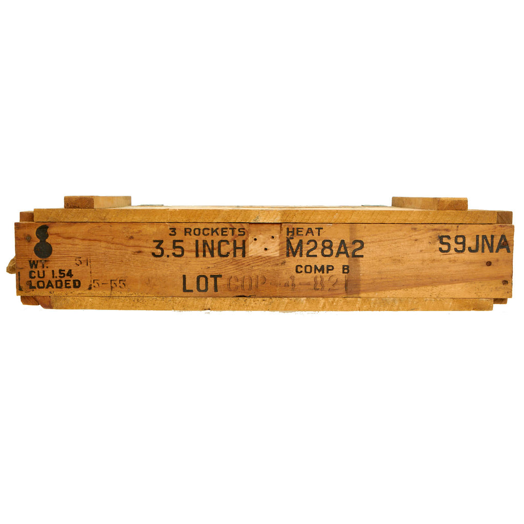 Original U.S. M20A1B1 3.5 Inch “Super Bazooka” M28A2 Rocket Crate- Dat ...