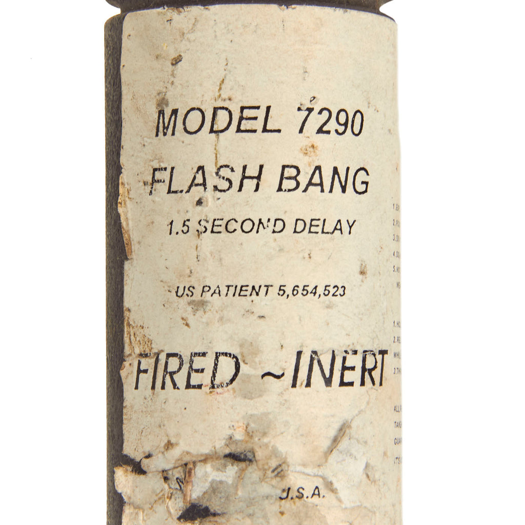 Original U.S. Issue Model 7290 Flash Bang Inert Training Stun Grenade ...