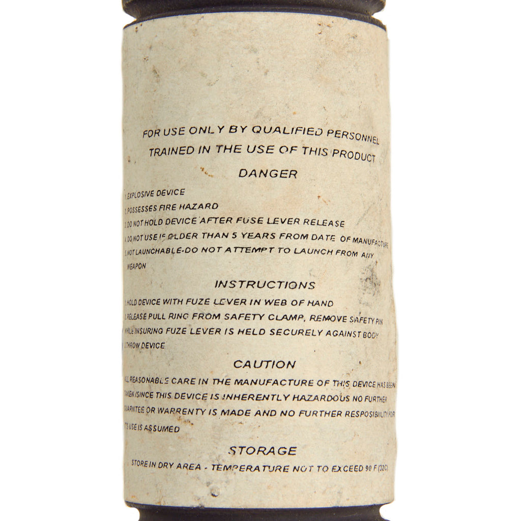 Original U.S. Issue Model 7290 Flash Bang Inert Training Stun Grenade ...