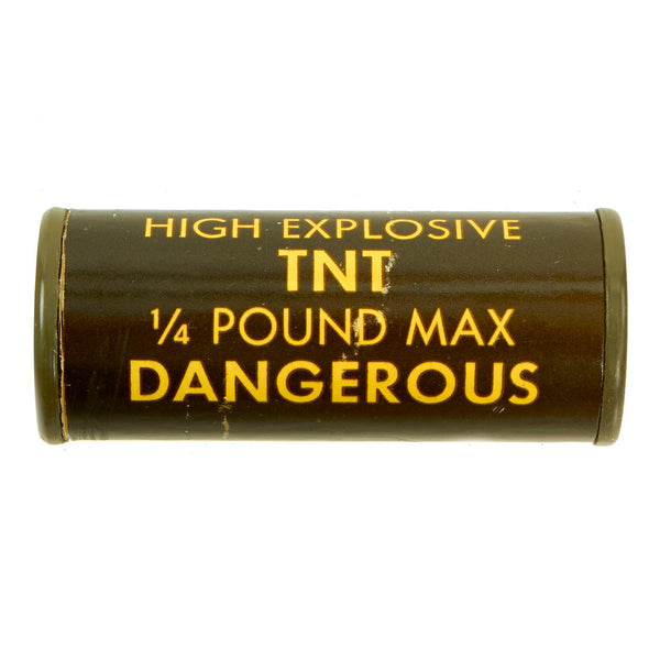 Original Vietnam War Era U.S. High Explosive TNT 1/4 Pound Stick - Ine ...