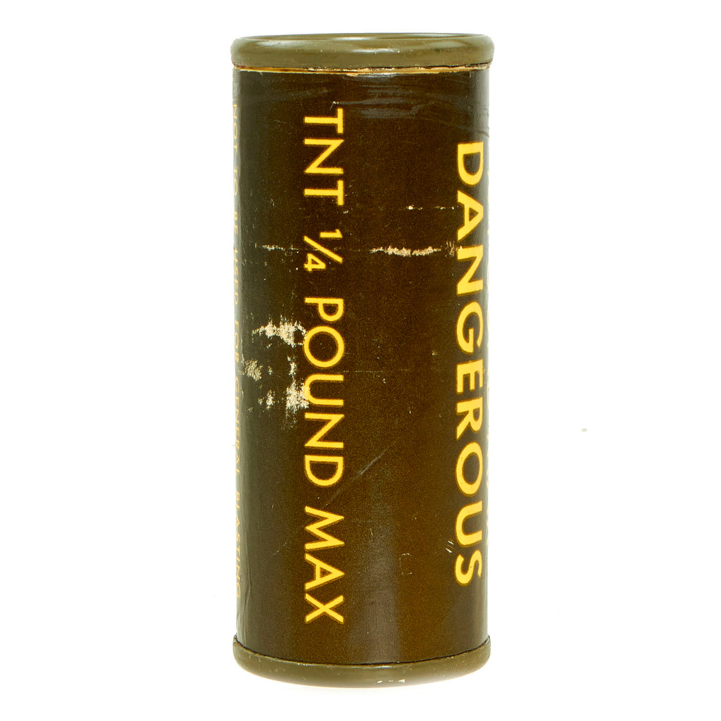 Original Vietnam War Era U.S. High Explosive TNT 1/4 Pound Stick - Ine ...