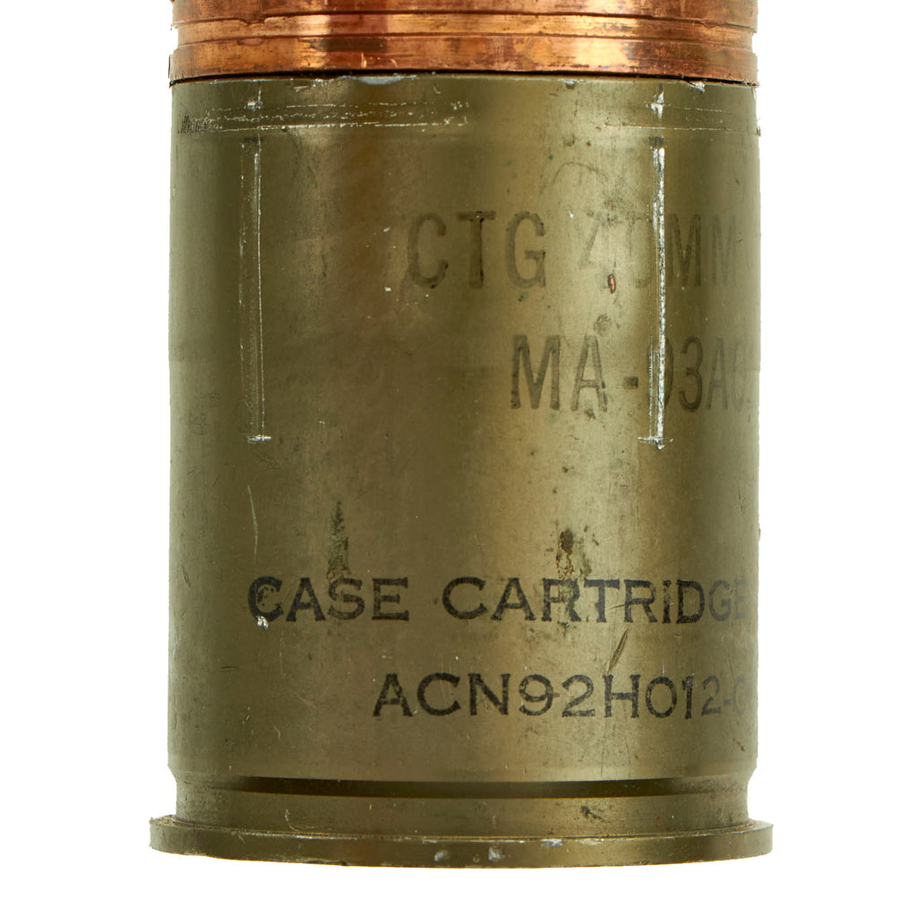 Original U.S. INERT M385A1 Training Practice Round For The Mk. 19 & M7 ...