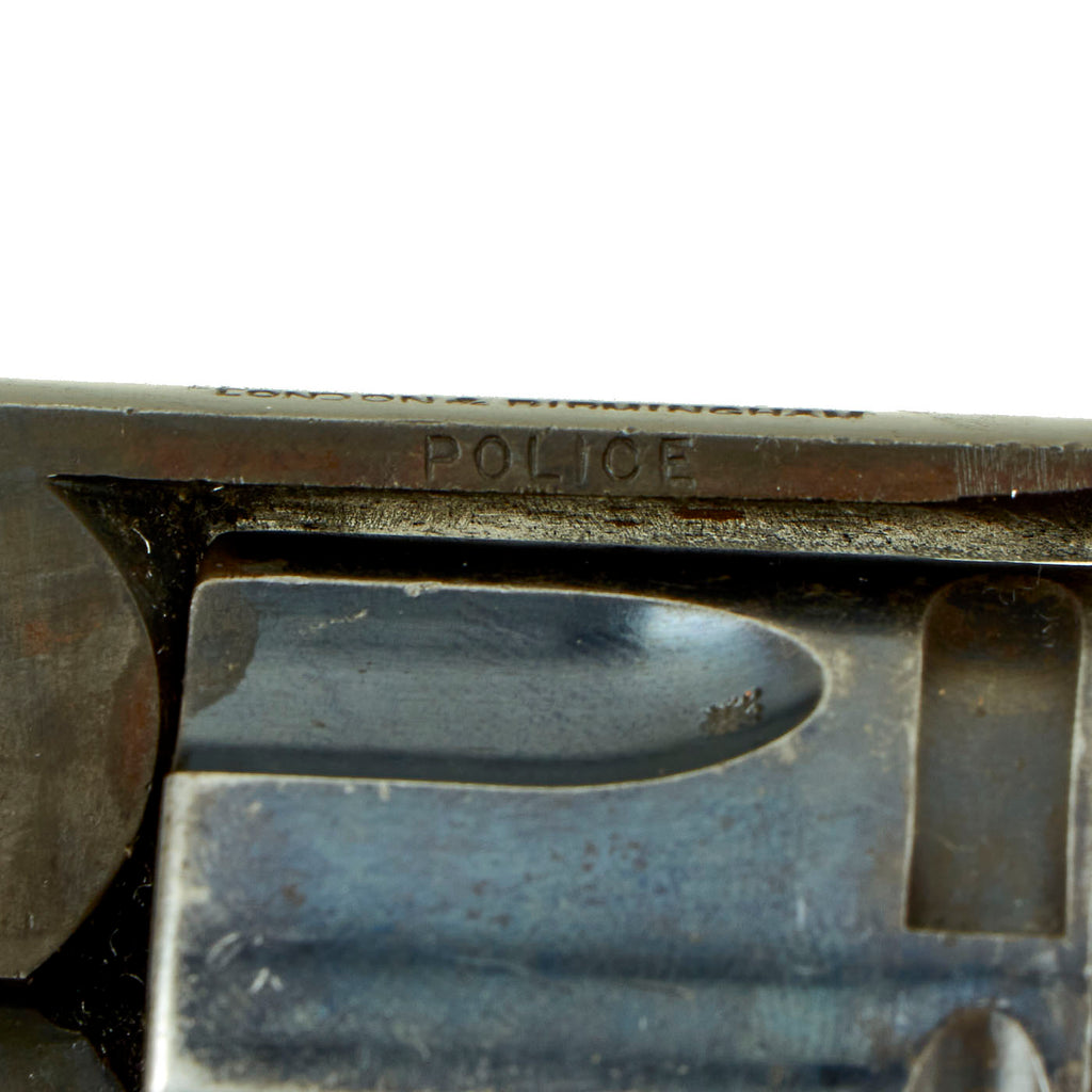 Original British P. Webley & Son Metropolitan Police Revolver in .450 ...