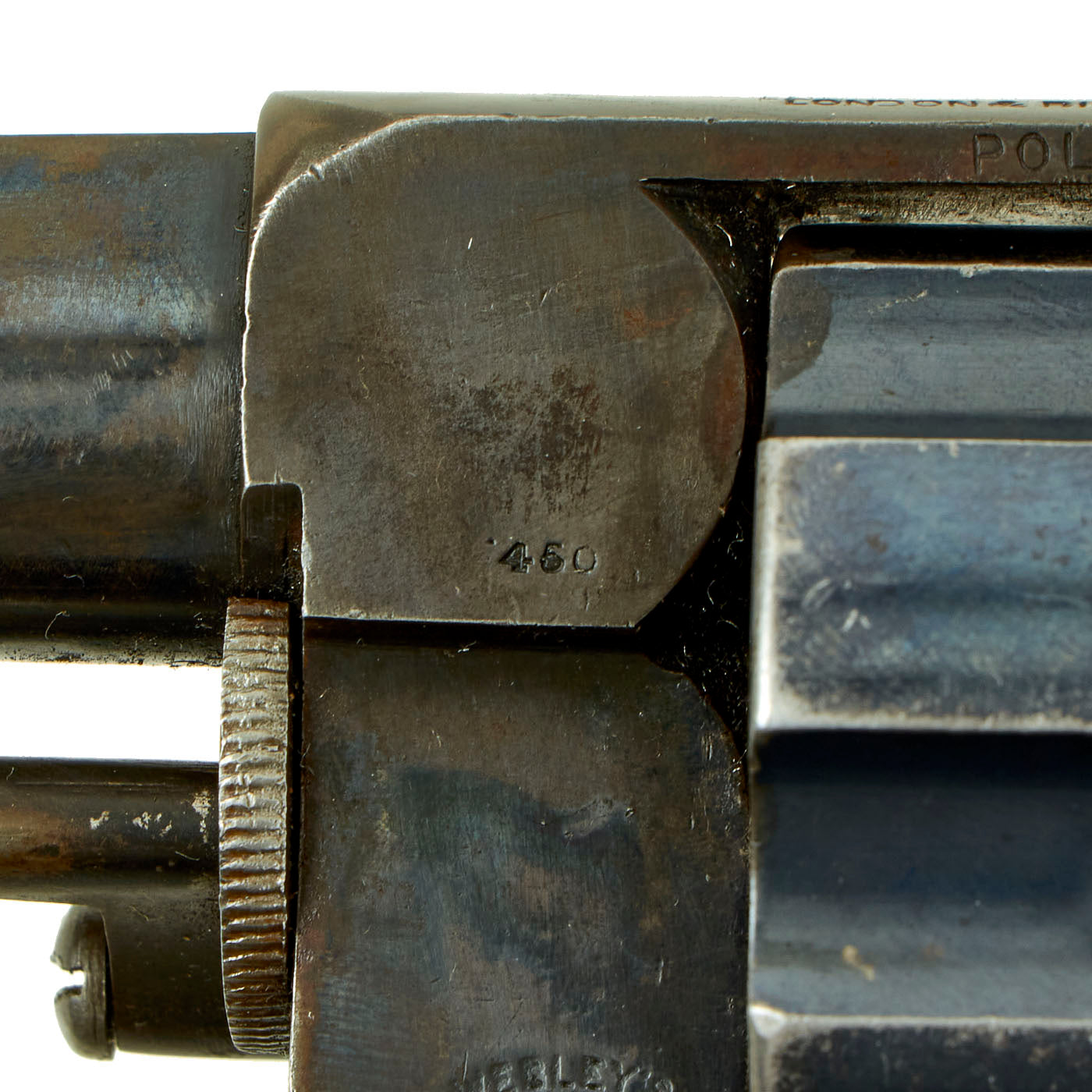 Original British P. Webley & Son Metropolitan Police Revolver in .450 ...