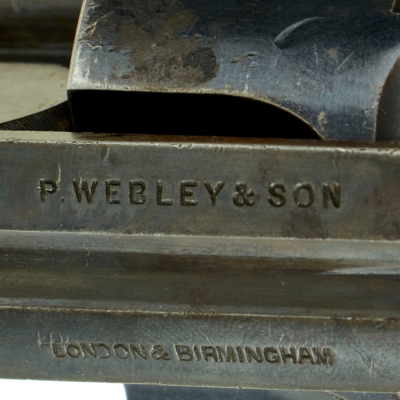 Original British P. Webley & Son Metropolitan Police Revolver in .450 ...