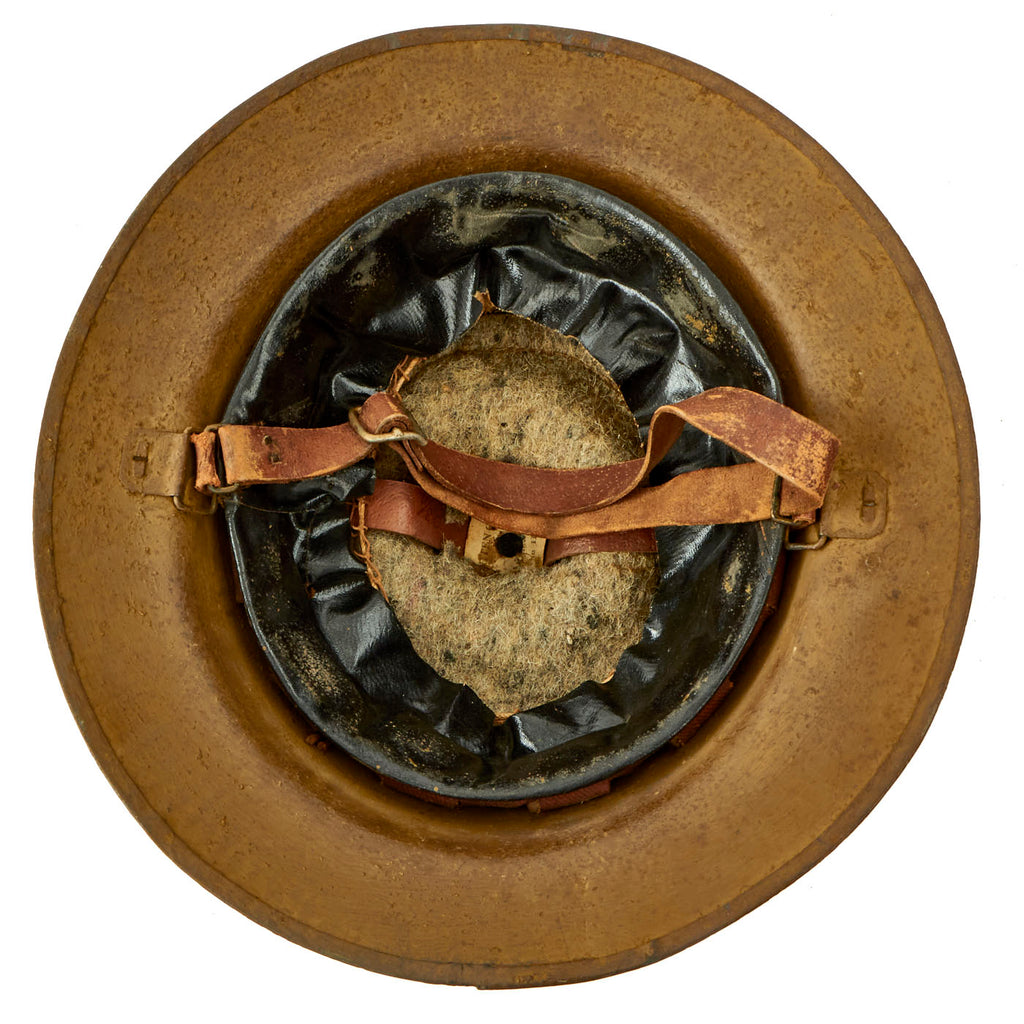 Original British WWI Mk 1 Brodie Helmet With Textured Paint - Complete ...