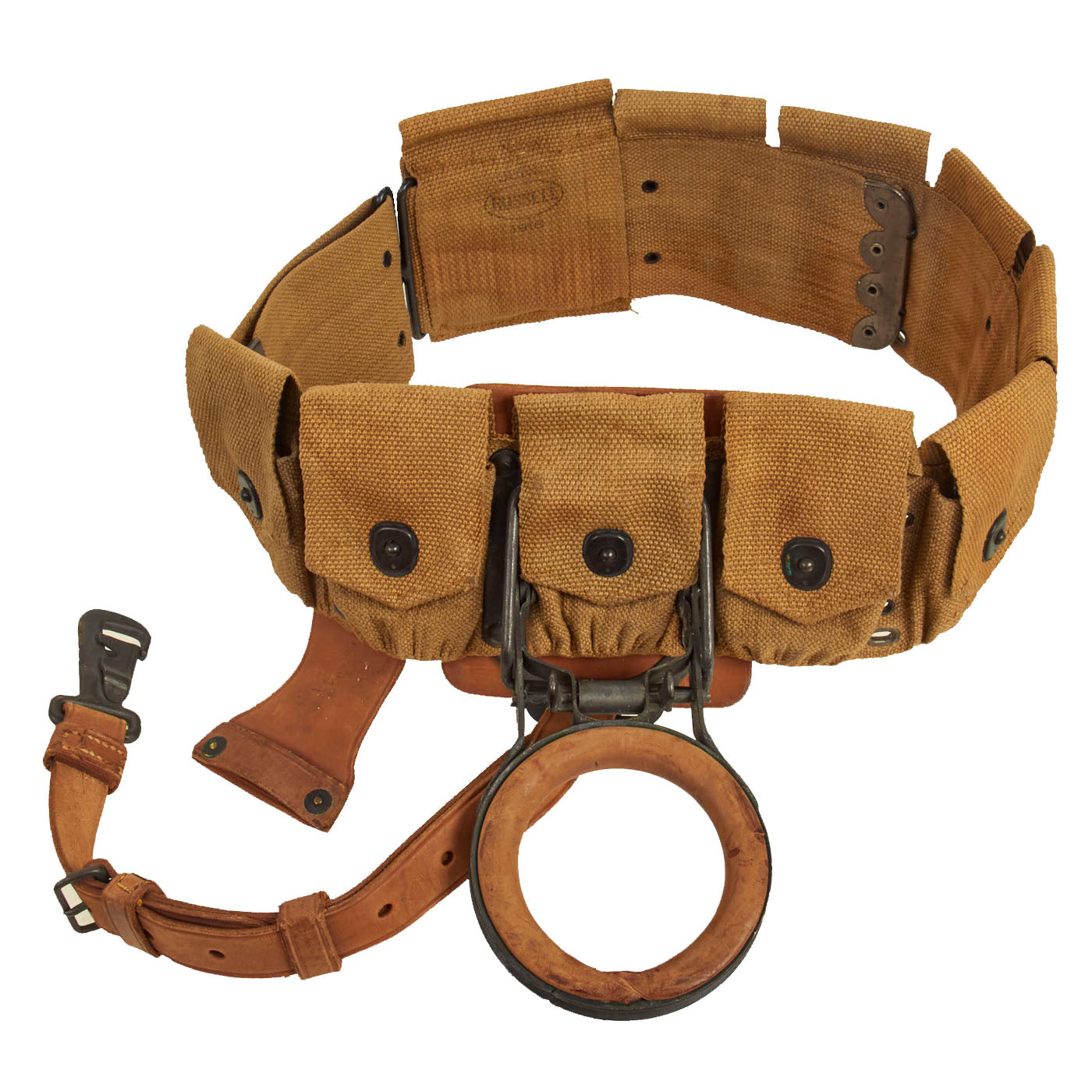 Original U.S. WWI Experimental M-1912 Cavalry Belt Rig by Russell - Da ...