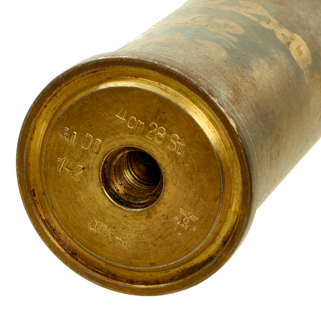 Original German WWII Inert 4cm Flak 28 Bofors Anti-Aircraft Round - Da ...