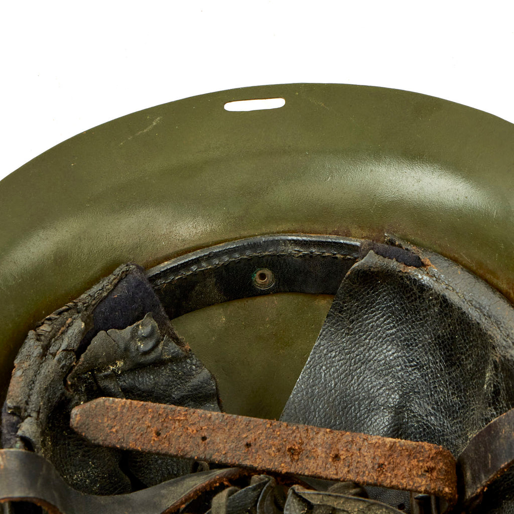 Original Netherlands WWI Rare Dutch M16 Helmet In Original Configurati ...