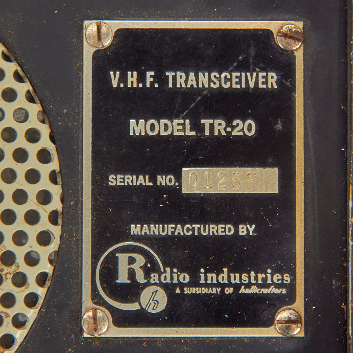 Original U.S. Vietnam War CIA “Village Radio Program” TR20 Hybrid Tube ...