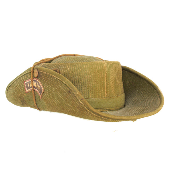 Original U.S. Vietnam War Slouch Boonie Hat with Vietnamese Embroidere ...