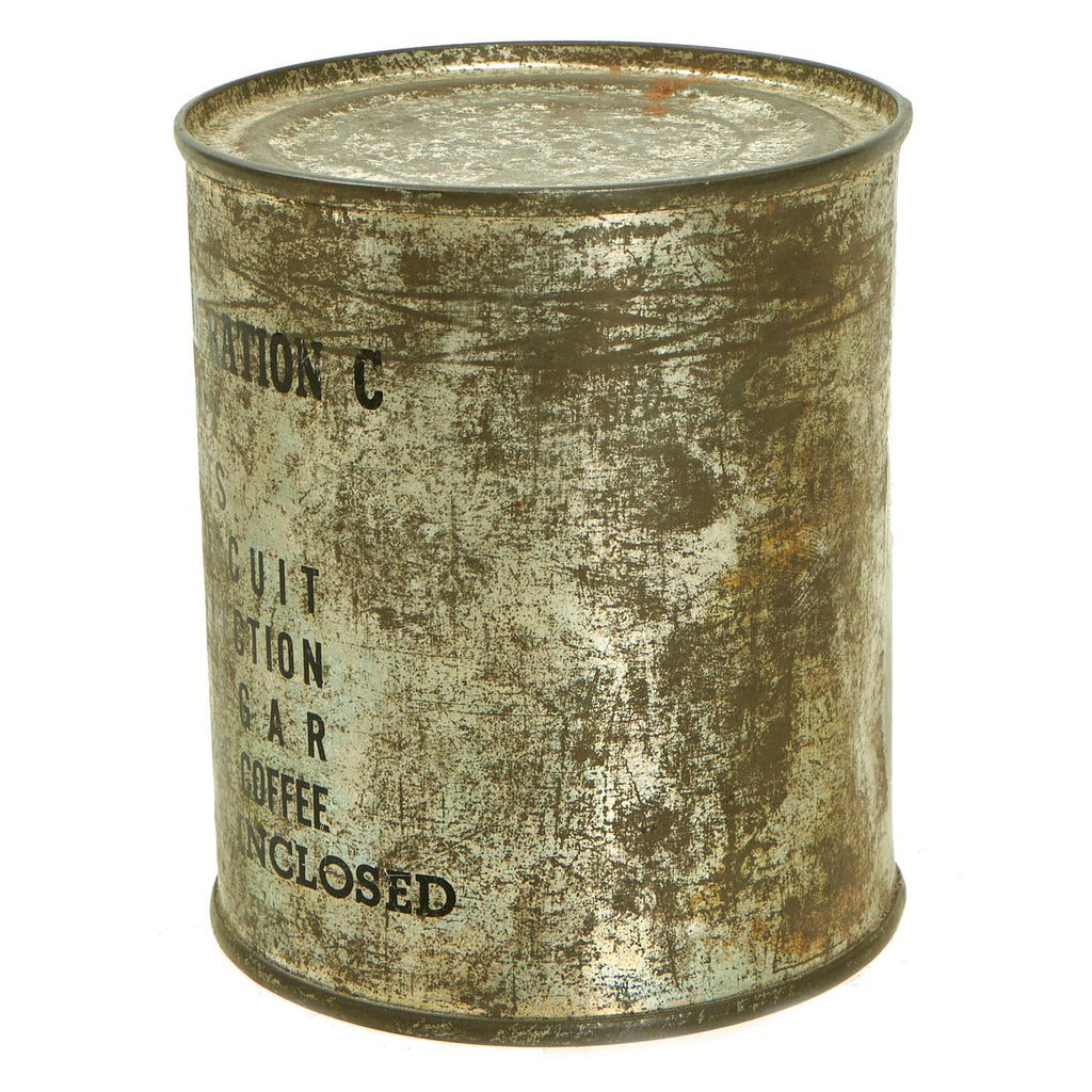 Original U.S. WWII US Army Field Ration C, B Unit WITH Key- Unopened ...