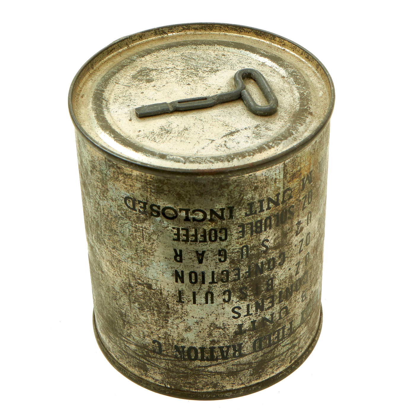 Original U.S. WWII US Army Field Ration C, B Unit WITH Key- Unopened ...