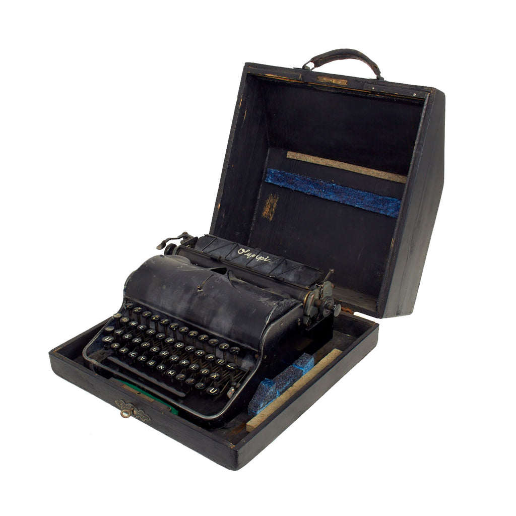 Original German WWII Rare SS Typewriter by Olympia Serial 403522 with ...