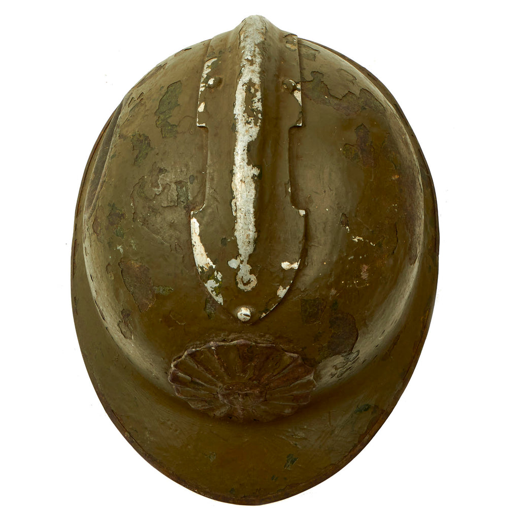 Original Peruvian WWII French Model 1926 Adrian Infantry Helmet with ...
