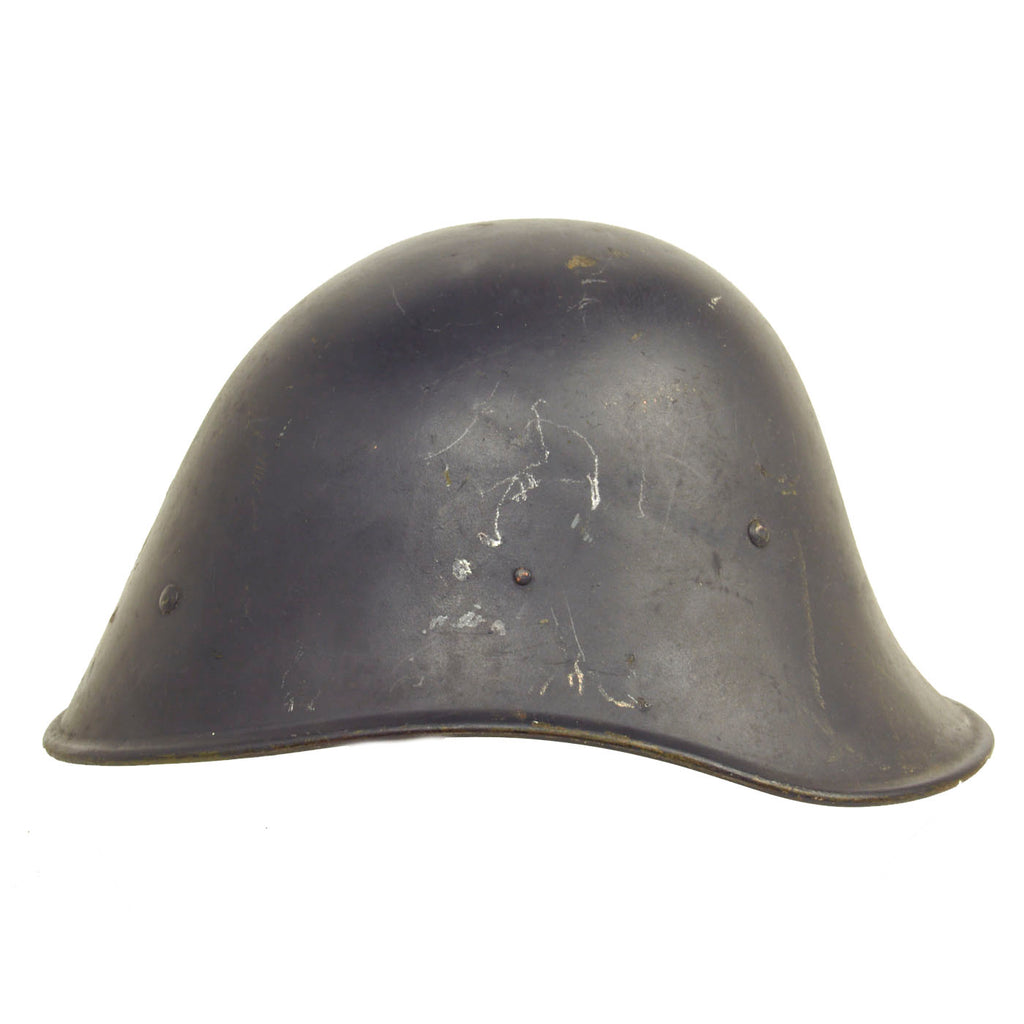 Original Netherlands WWII Dutch M23/27 Steel Helmet - Complete ...