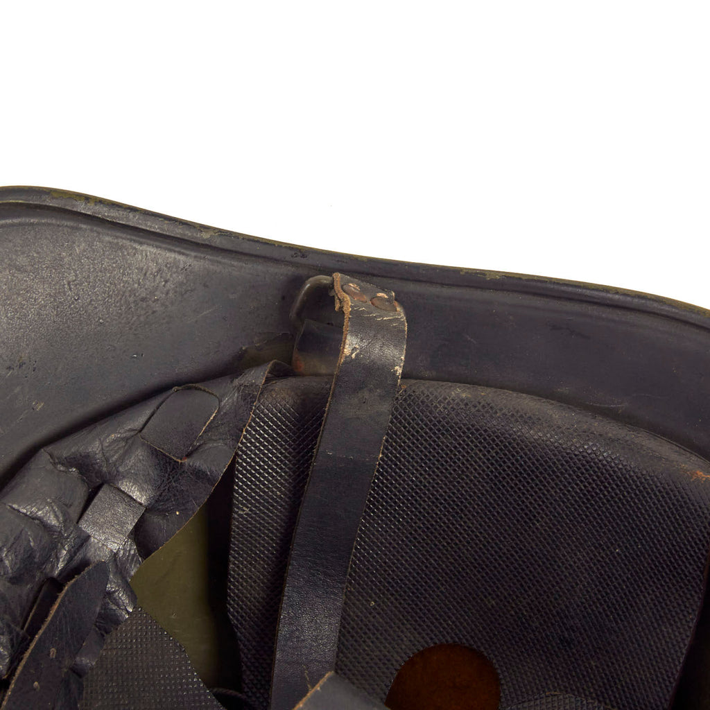 Original Netherlands WWII Dutch M23/27 Steel Helmet - Complete ...