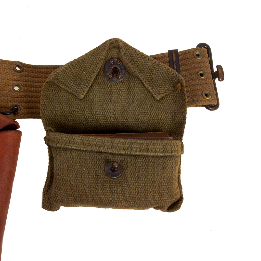 Original U.S. WWII / Korean War .38 Victory Model Revolver Rig: Holste ...