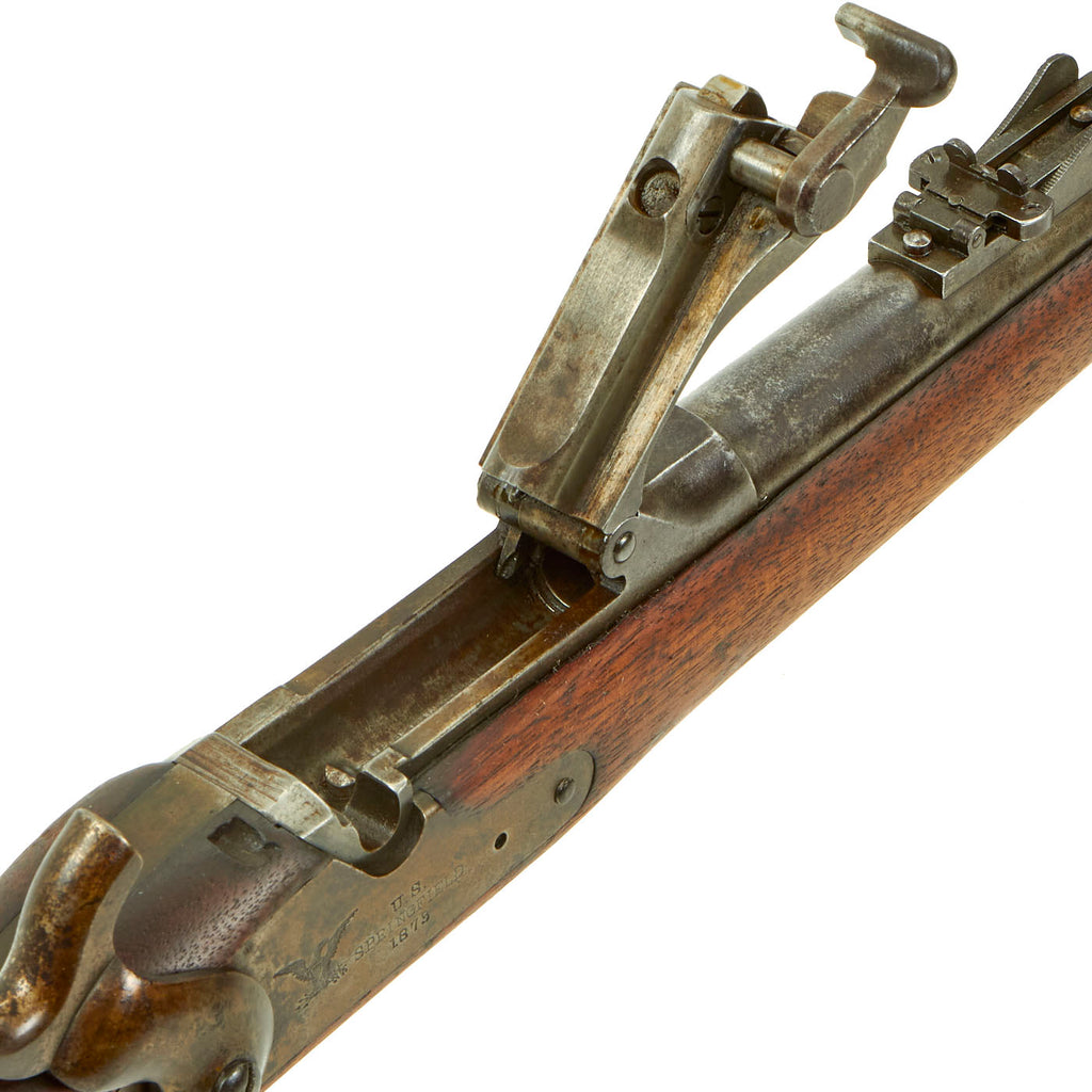 Original U.S. Springfield Trapdoor M1873 Rifle dated 1881 with Early L ...