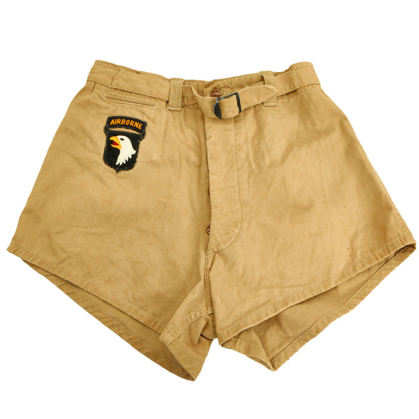 Original U.S. WWII 101st Airborne Division Athletic Shorts - Size 30 ...
