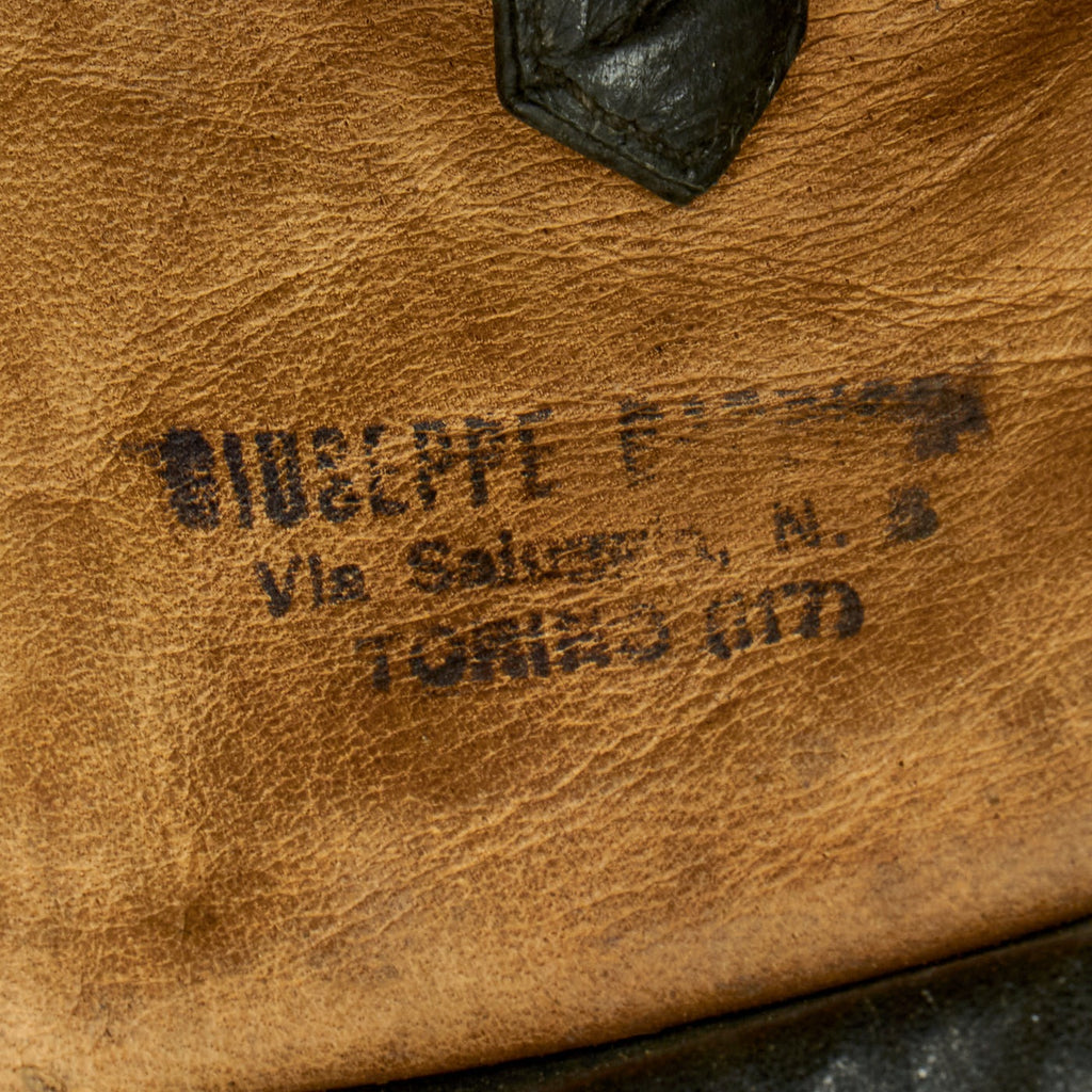 Original Italian WWII Bersaglieri Armored Division M35 Tanker Helmet W ...