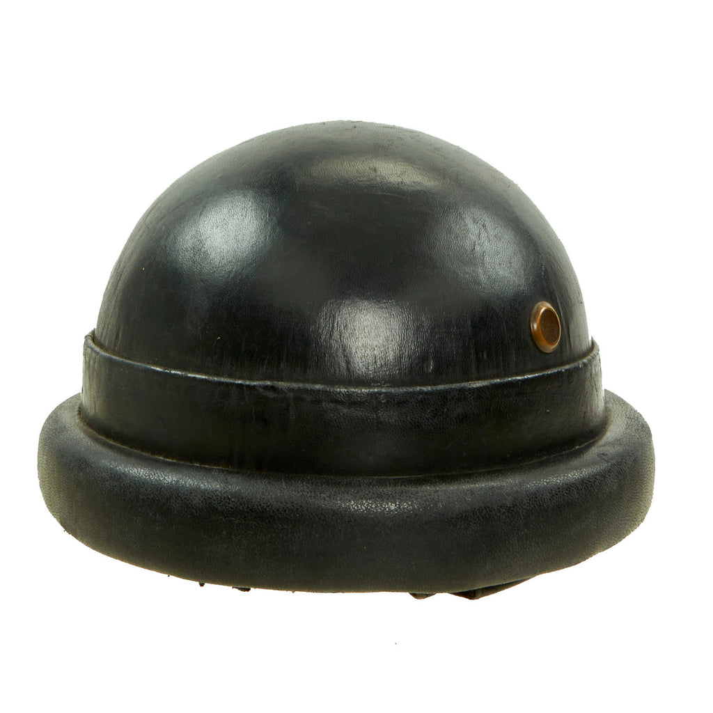 Original Italian WWII Armored Division M35 Tanker Helmet - Complete ...