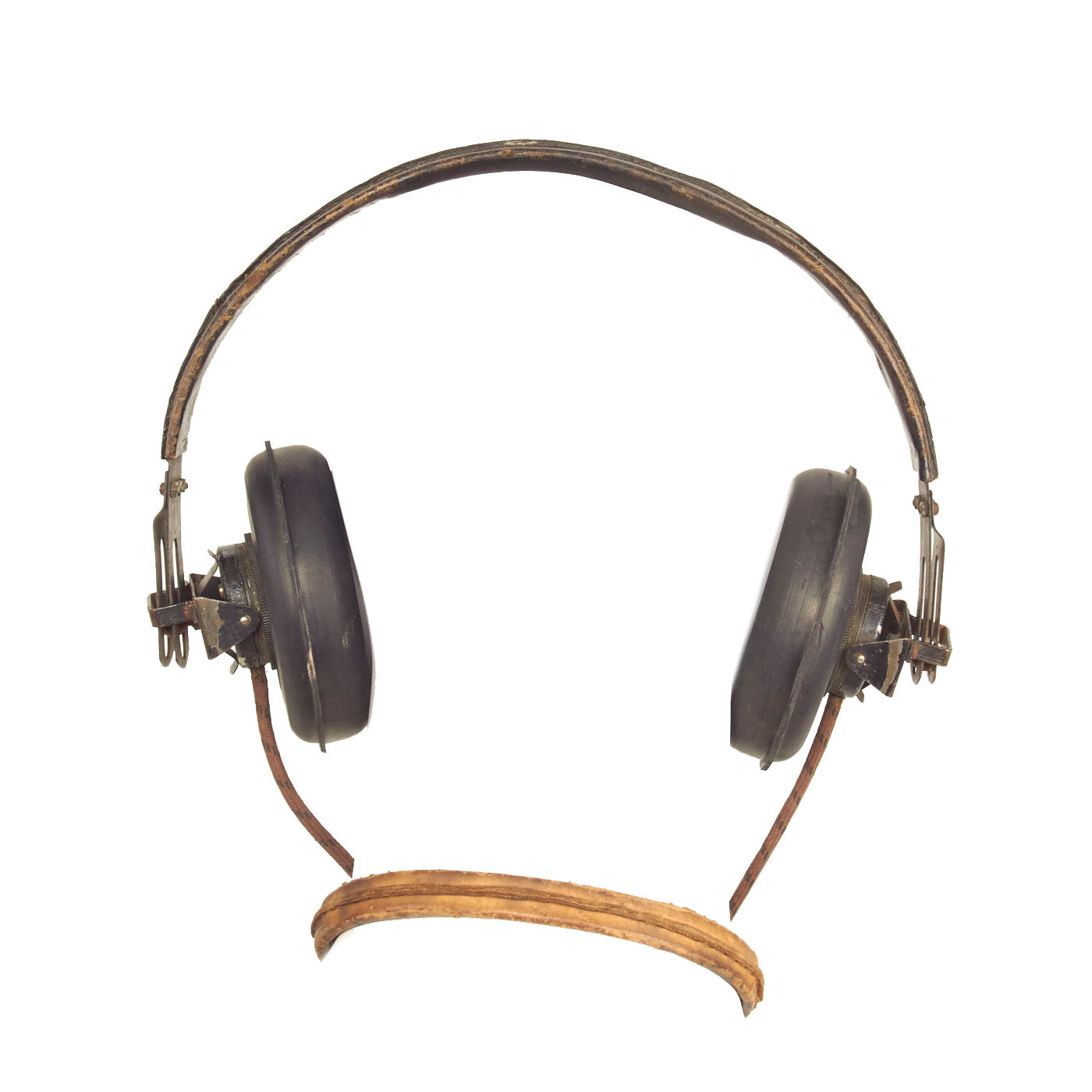 Original German WWII Panzer Armored Vehicle Model B Headset with Throa ...